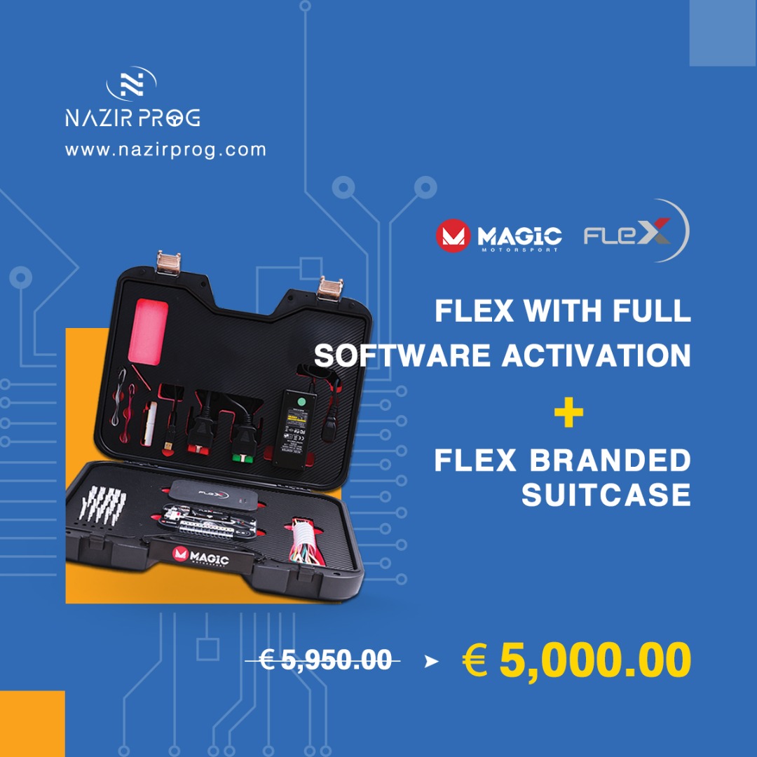 FLEX with FULL Software Activation + FLEX branded suitcase - NazirProg